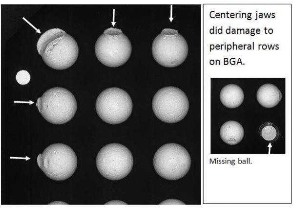 Missing BGA Ball - SEM Lab Inc.